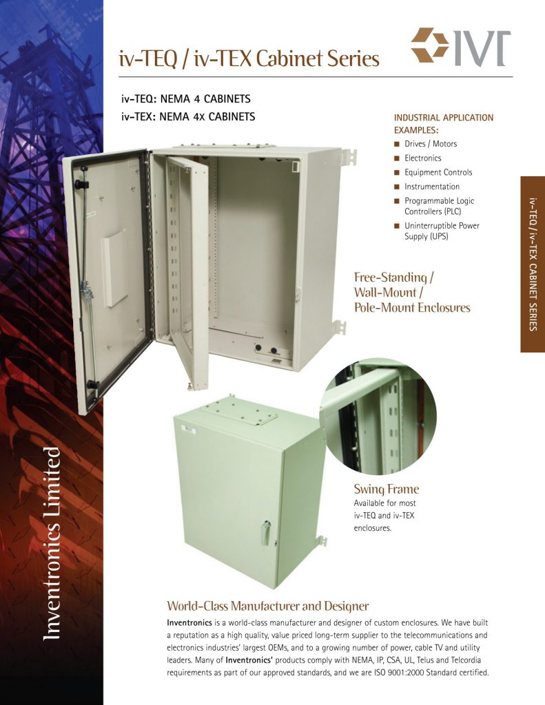 Inventronics | NEMA 4 / 4x Cabinets & Enclosures